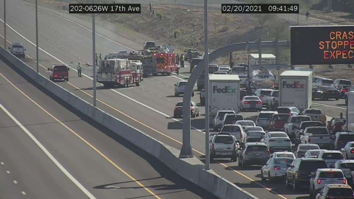 30-year-old man killed after pickup bursts into flames in Loop 202 ...